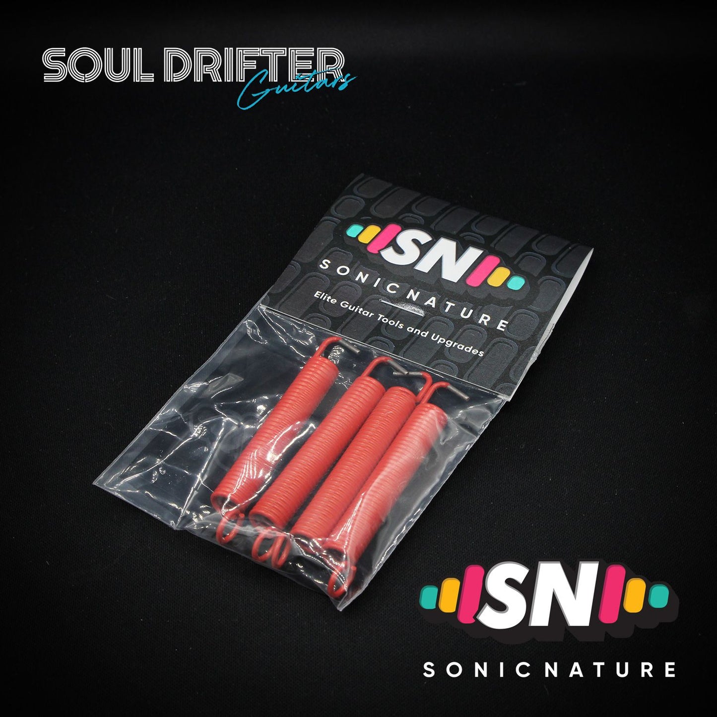 Sonic Nature NO-NOISE Tremolo Springs (4) - Red – Soul Drifter Guitars