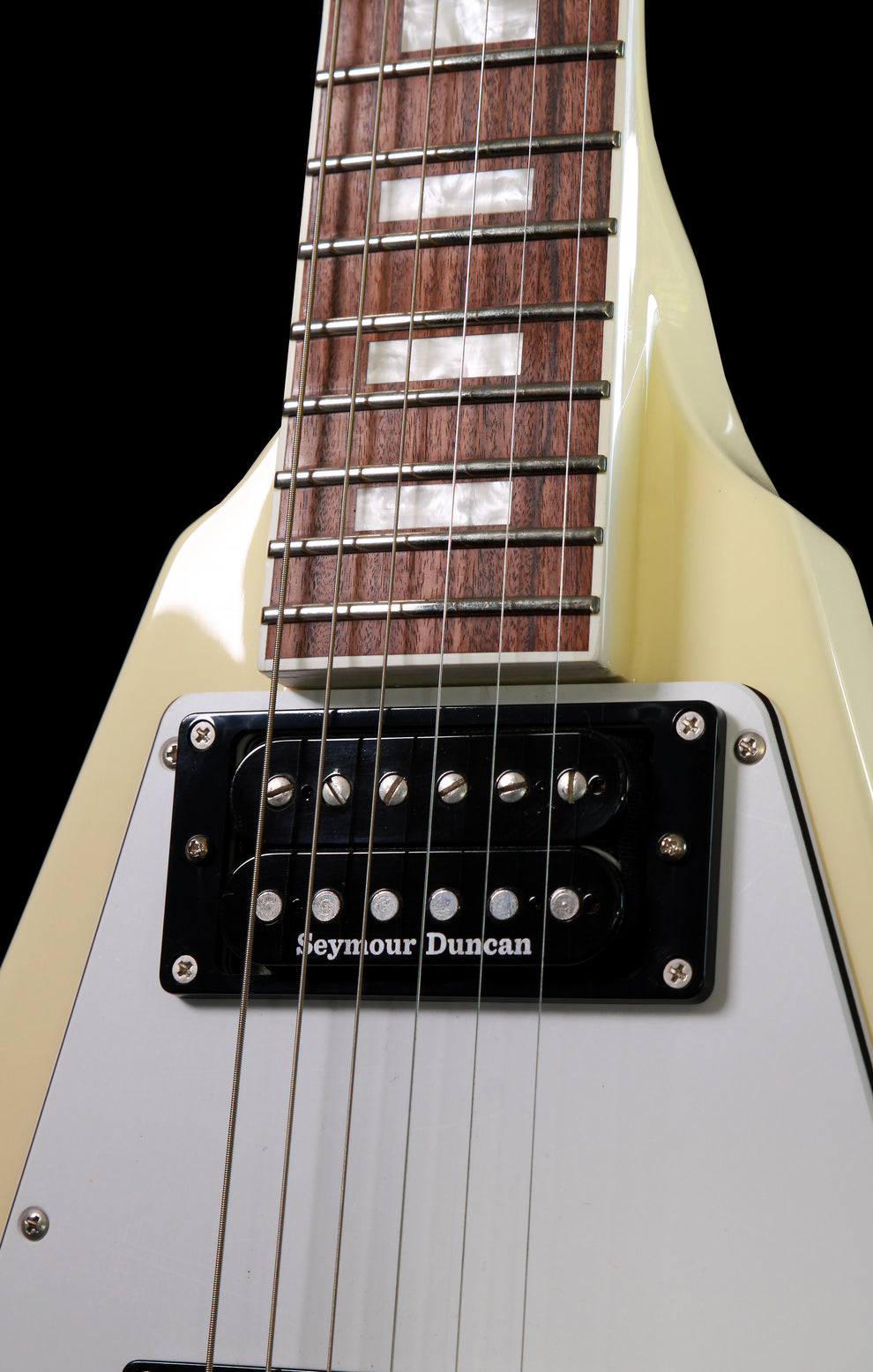 Edwards by ESP E-FV-120D Vintage White Seymour Duncan – Soul Drifter ...